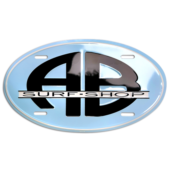 Embossed Aluminum Metal Oval License Plates | 5012-OV | OV-4C – Dixiline