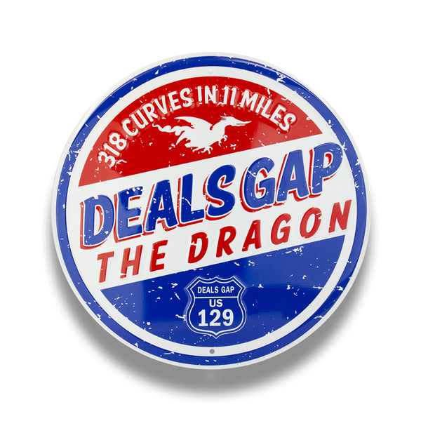 Embossed Aluminum Metal 16 Inch Circle Signs | CS16 | CS16-4C – Dixiline