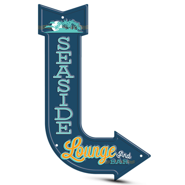 Embossed Aluminum Metal J Arrow Sign | 5012-JAS | JAS-4C – Dixiline